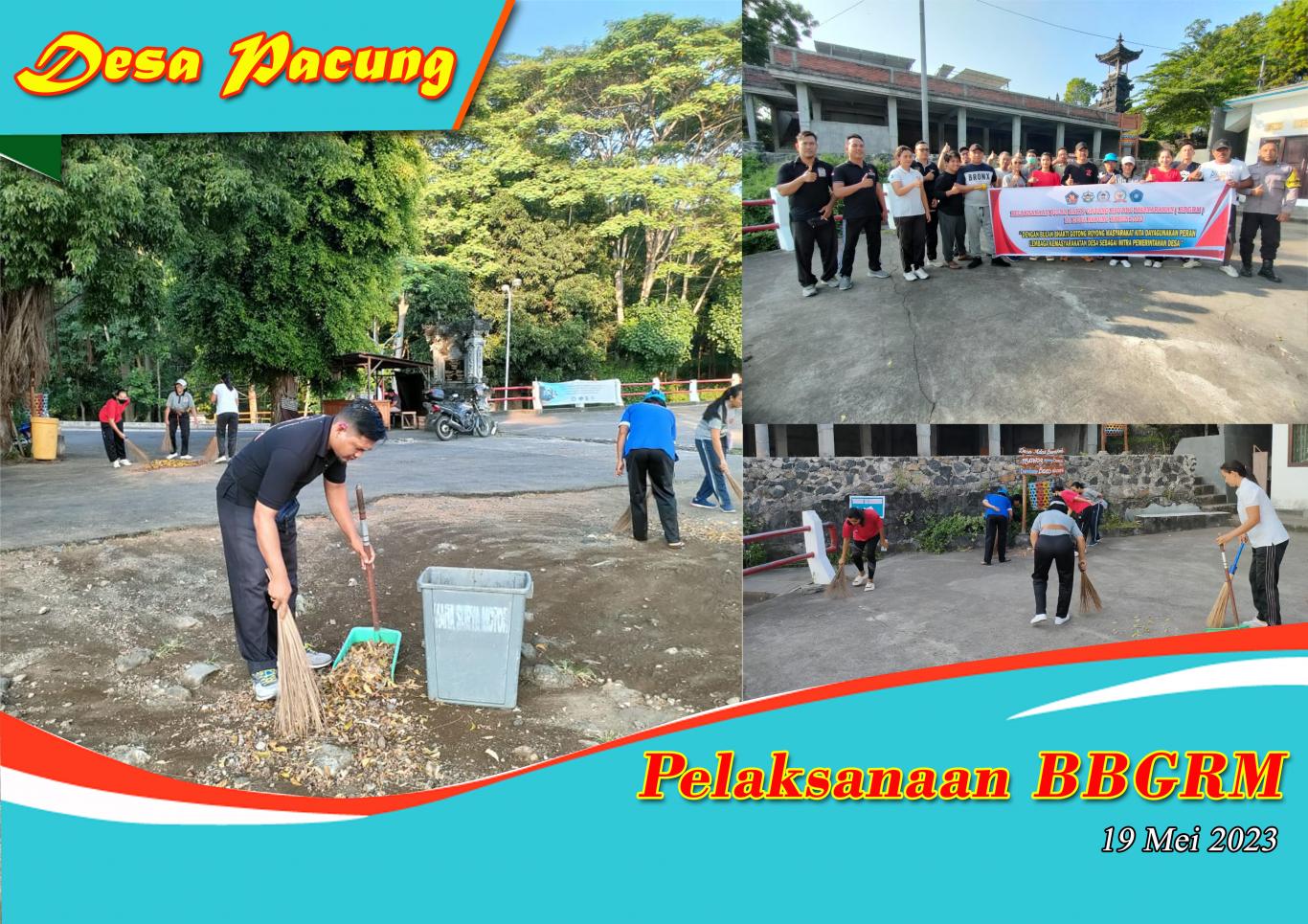 Bersama PEMDES Pacung Peringati BBGRM 2023 - Website Desa Pacung