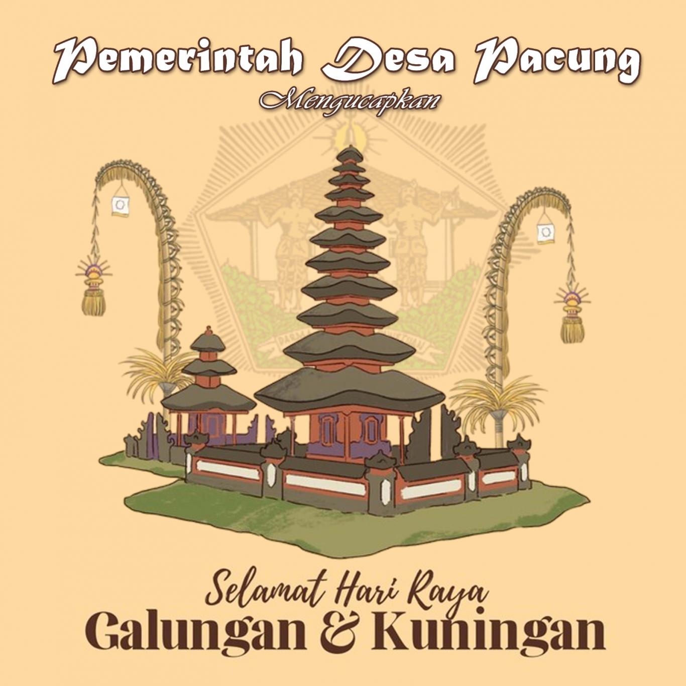 Rahajeng Rahina Galungan Lan Kuningan - Website Desa Pacung